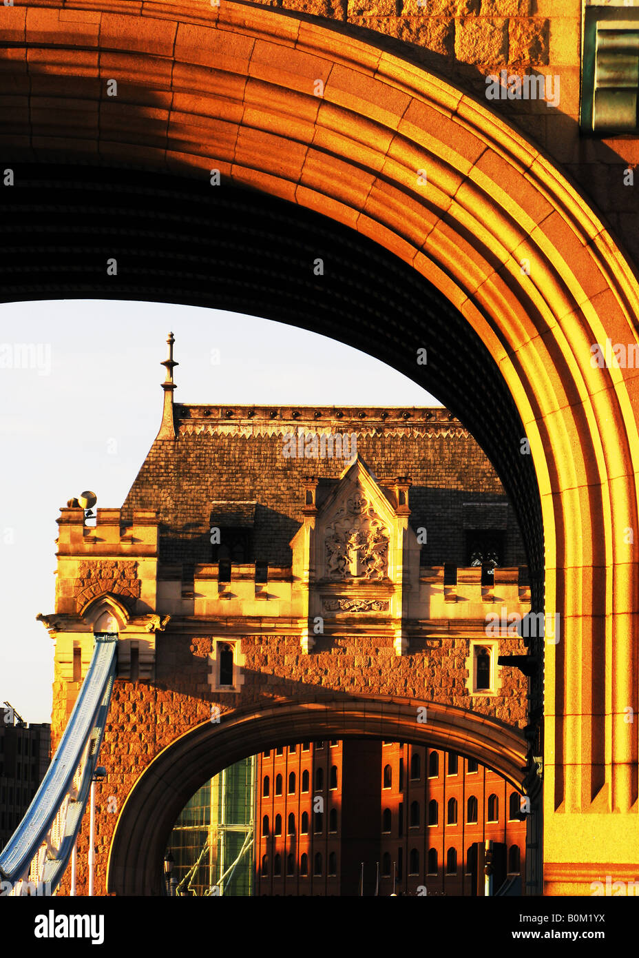 Tower Bridge Arch London Stock Photo - Alamy