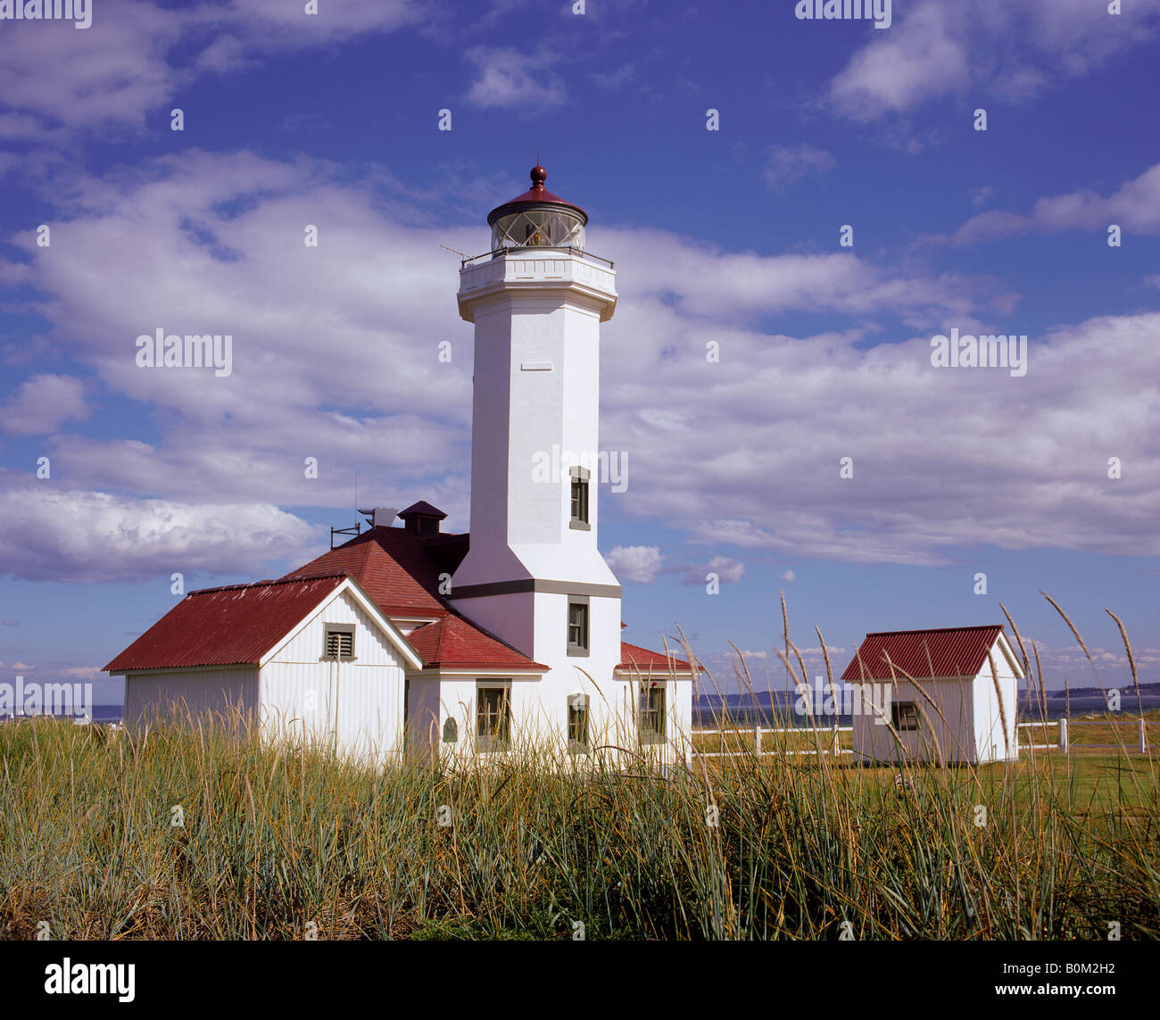Jefferson County WA Point Wilson Lighthouse on the Quimper Peninsula ...