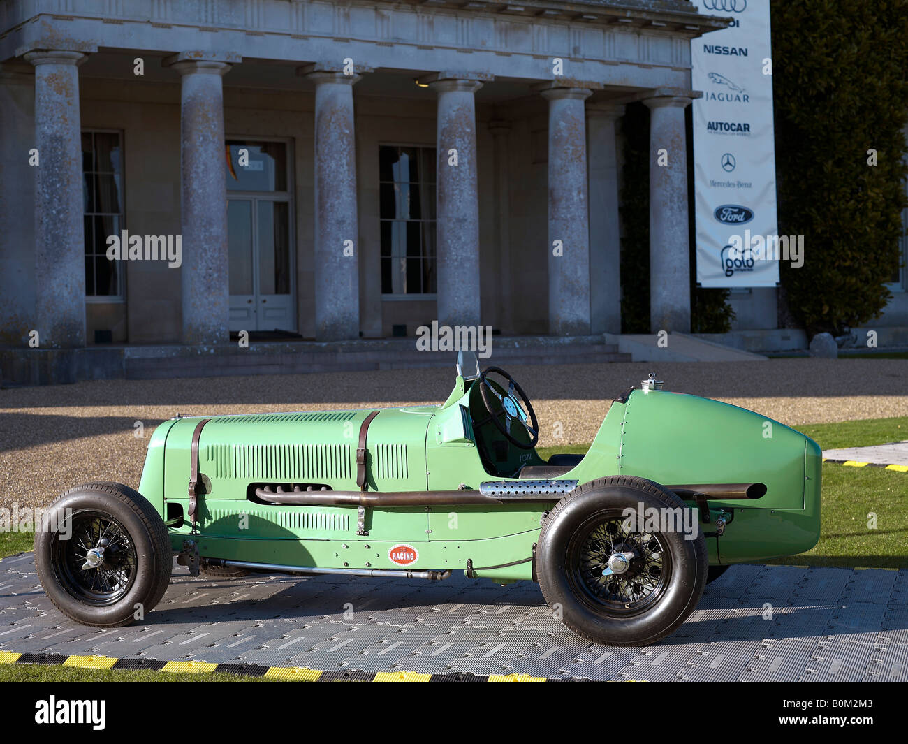 British racing green ERA formula one F1 car auto single seat automobile ...