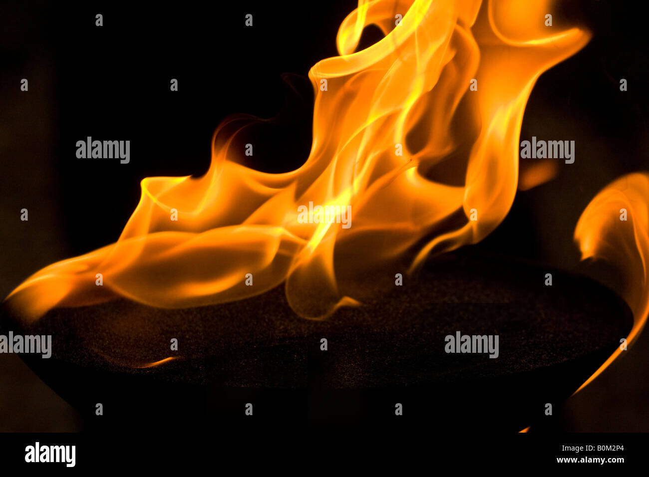 orange flame rising Stock Photo - Alamy