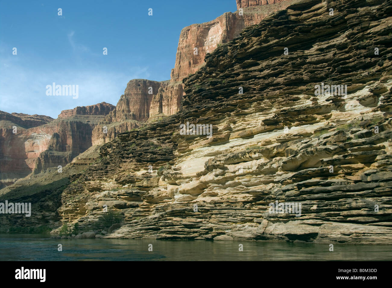 Sandstone limestone layers moenkopi tapeats kaibab along the Colorado ...