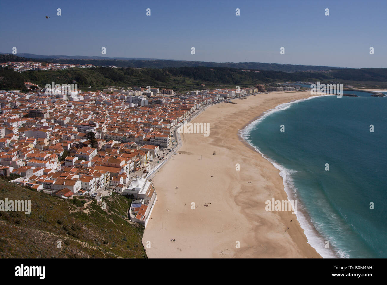 Landscape of nazare Stock Photo - Alamy
