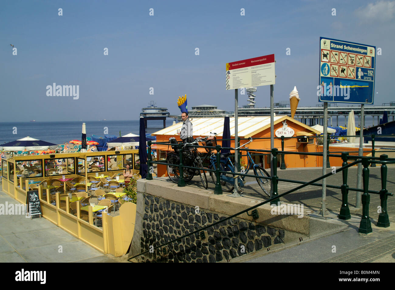 Scheveningen beach Den Haag Netherlands sea summer Stock Photo - Alamy