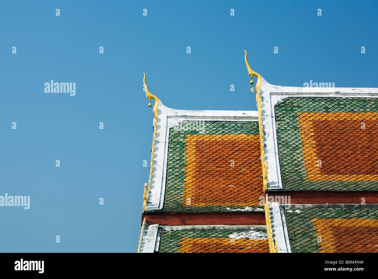 Thai roof detail Stock Photo - Alamy