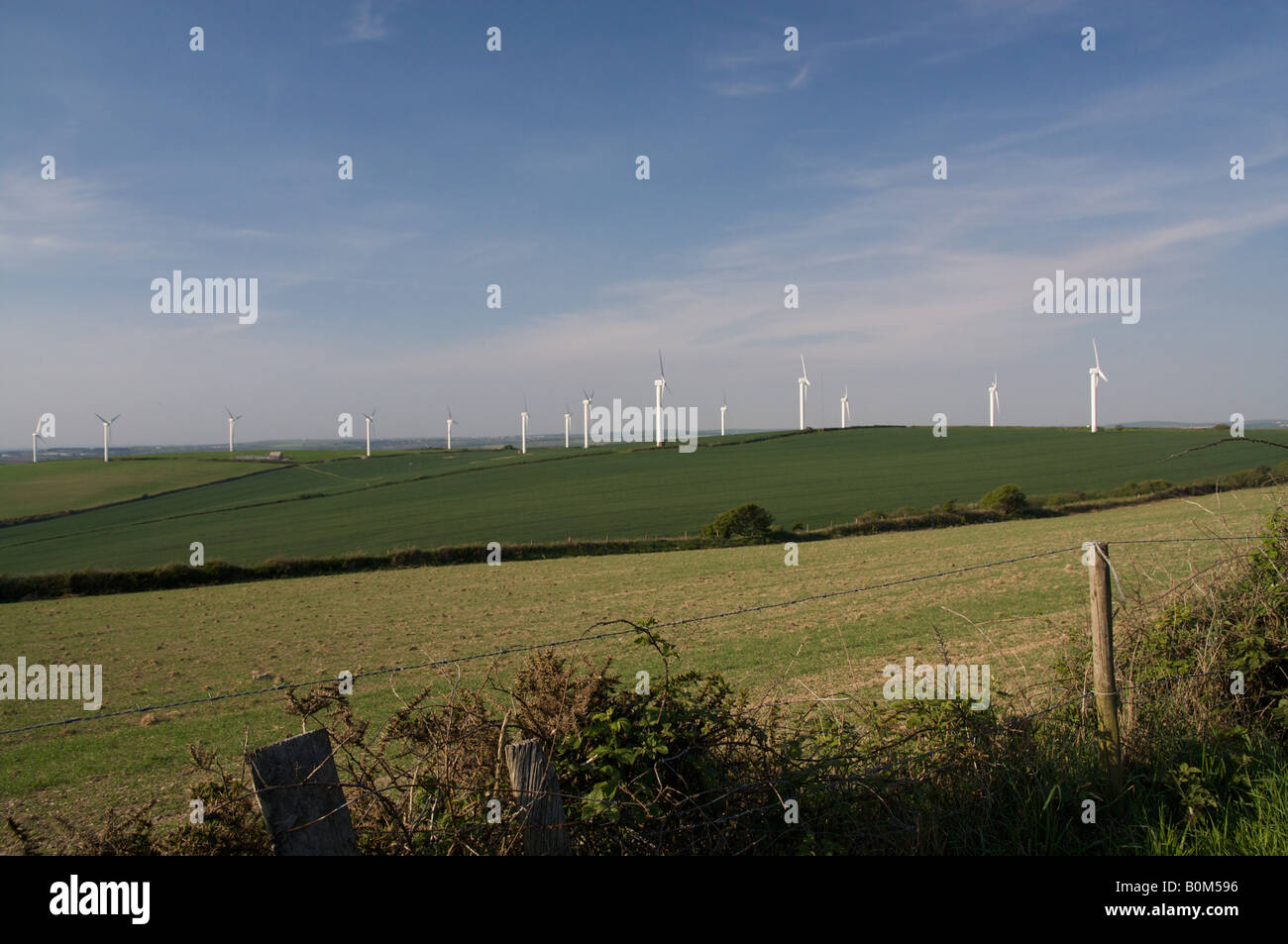 Windmills in Cornwall Stock Photo - Alamy