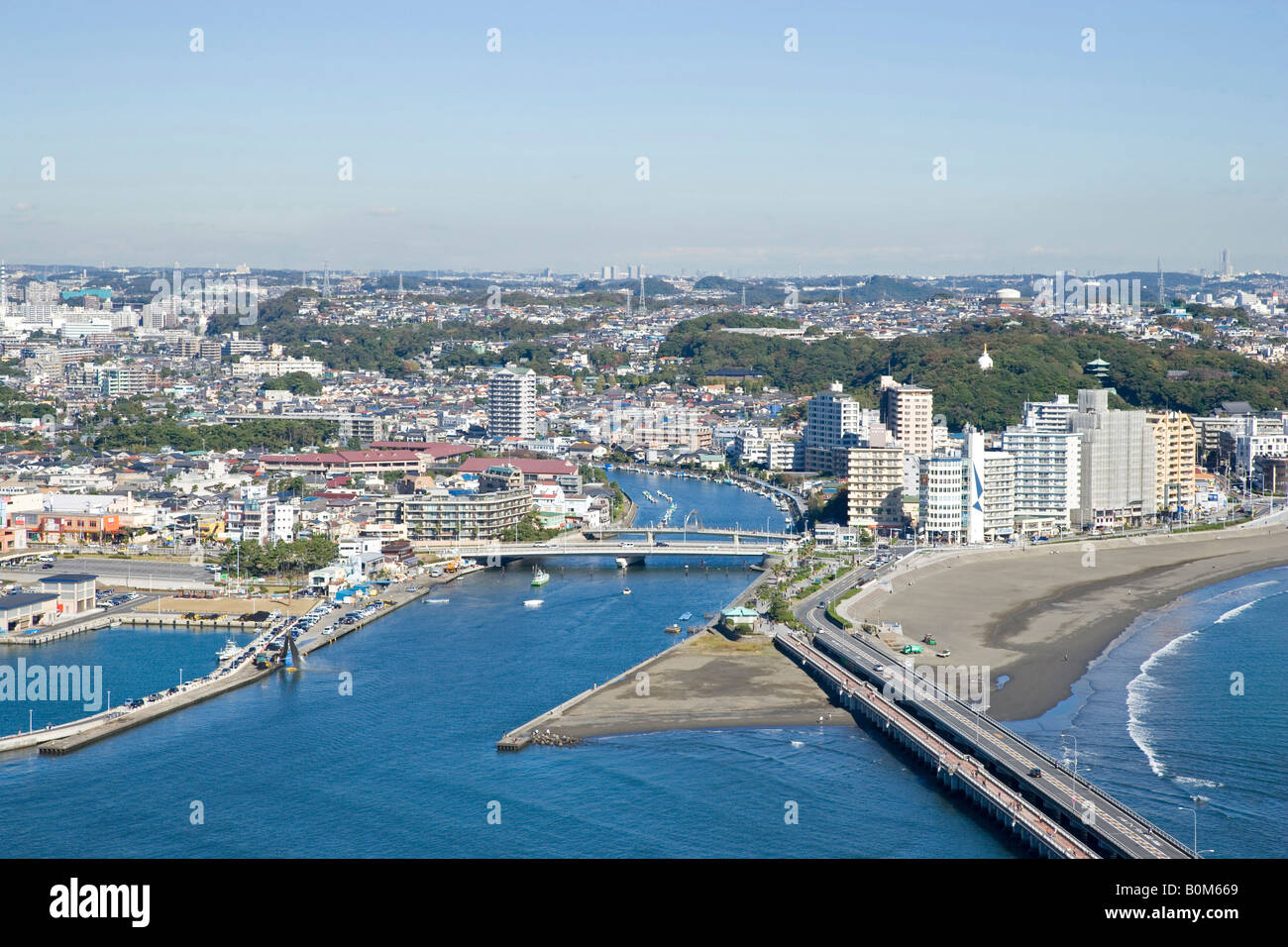Scenery of bay Stock Photo - Alamy