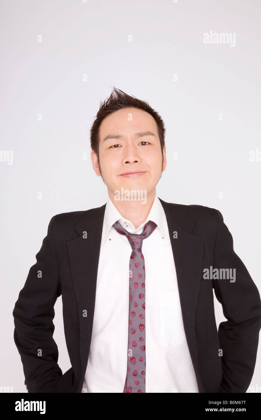 Portrait of Japanese office worker Stock Photo - Alamy