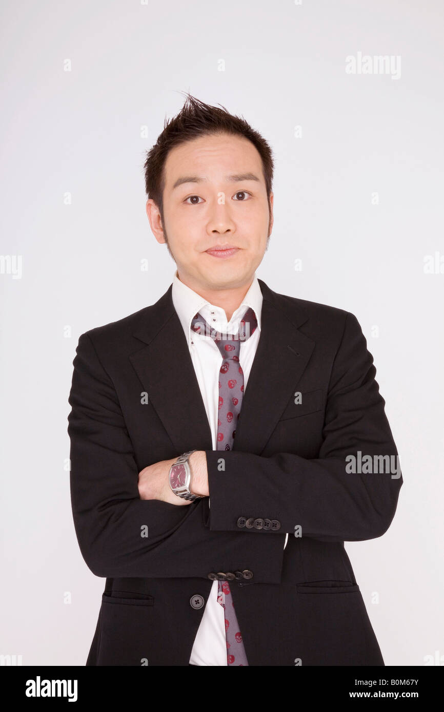 Portrait of Japanese office worker Stock Photo - Alamy