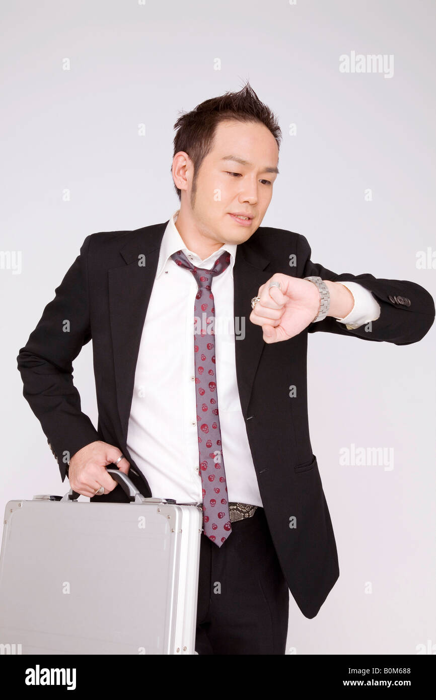 Portrait of Japanese office worker Stock Photo - Alamy