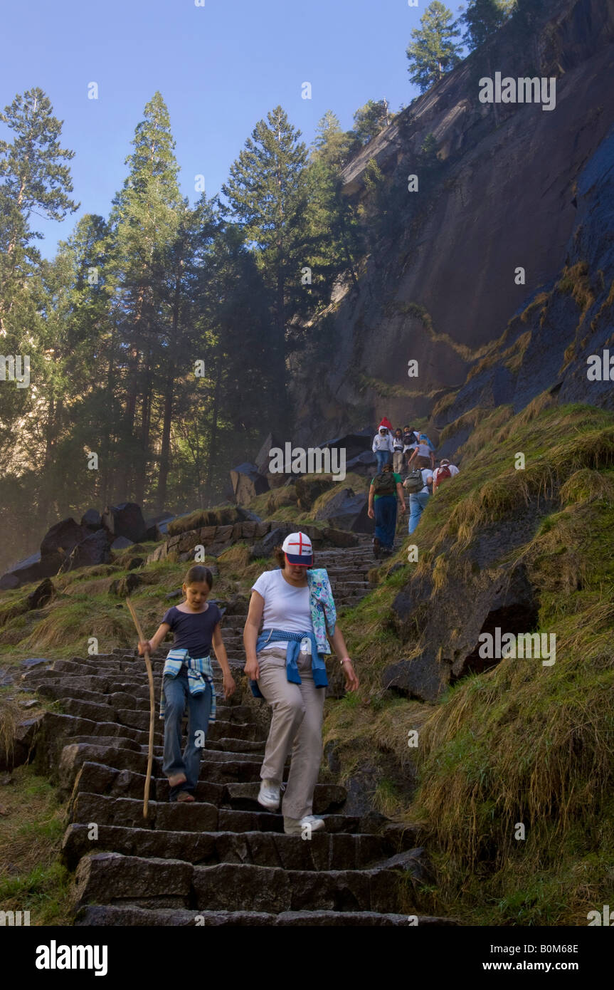 Walking stick steps stairs hi-res stock photography and images - Alamy
