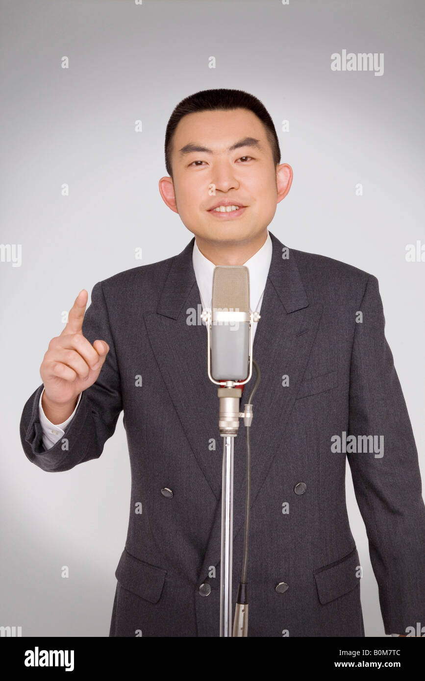 Making speech microphone hi-res stock photography and images - Alamy