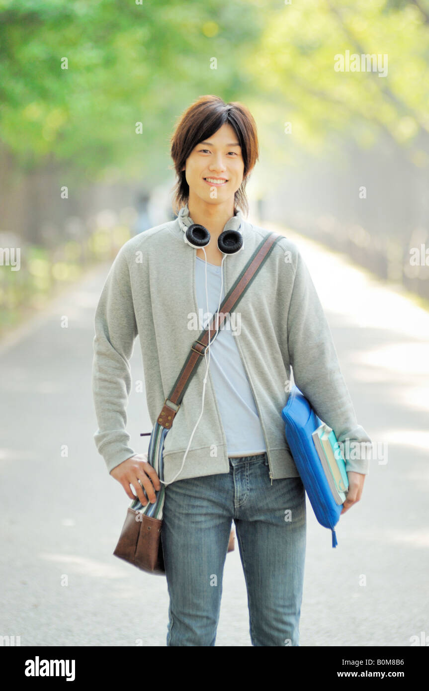 Portrait of Japanese man Stock Photo - Alamy