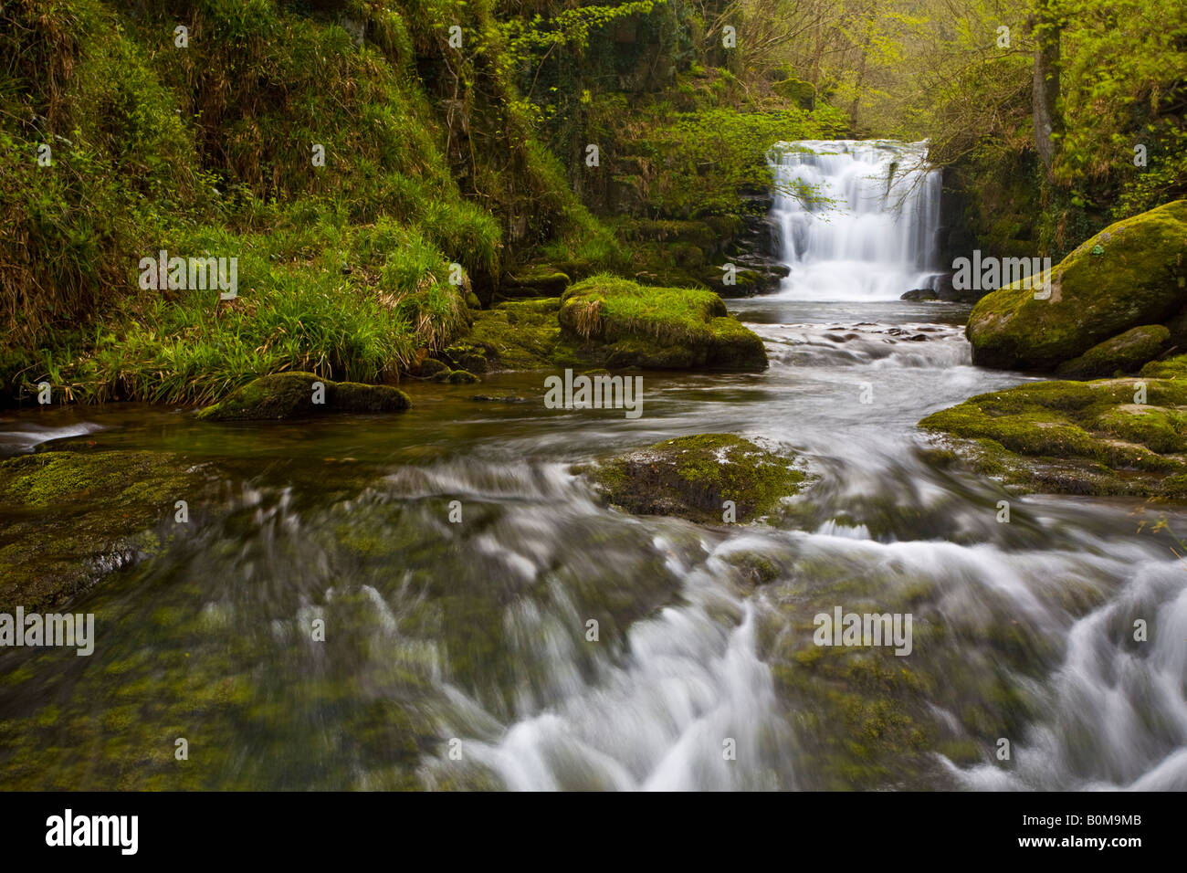 North devon waterfalls hi-res stock photography and images - Alamy