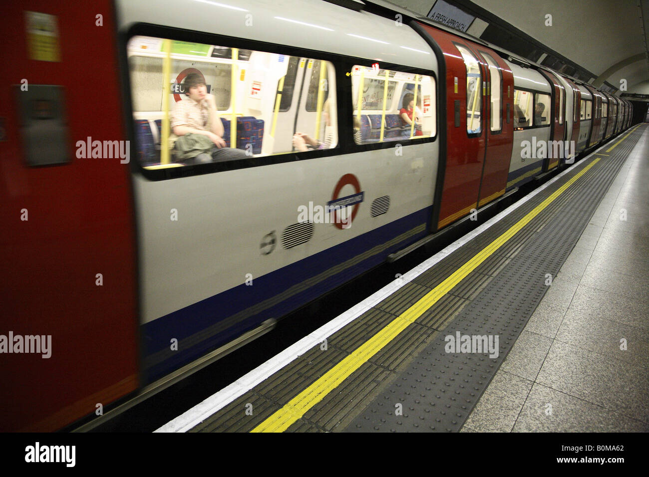 London Underground Train UK Stock Photo - Alamy
