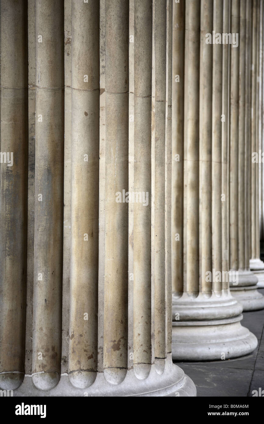 Columns British Museum London UK Stock Photo - Alamy