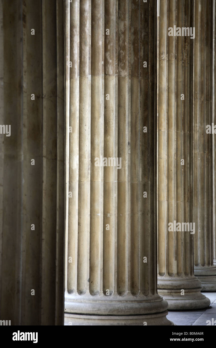 Columns British Museum London UK Stock Photo - Alamy
