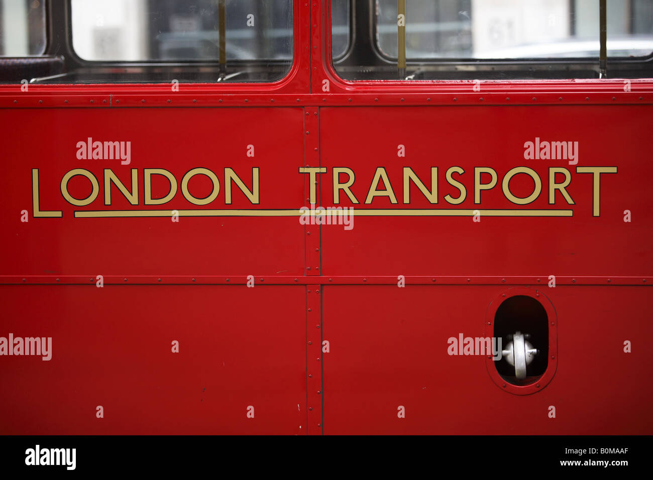 Red Routemaster Bus London UK Stock Photo - Alamy