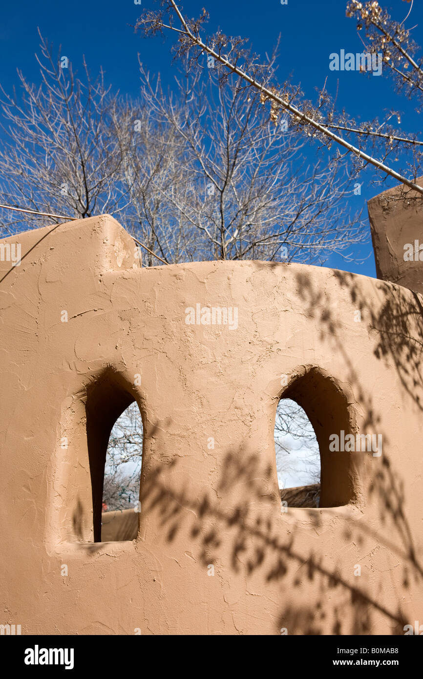 Old adobe architecture, santa fe Stock Photo - Alamy