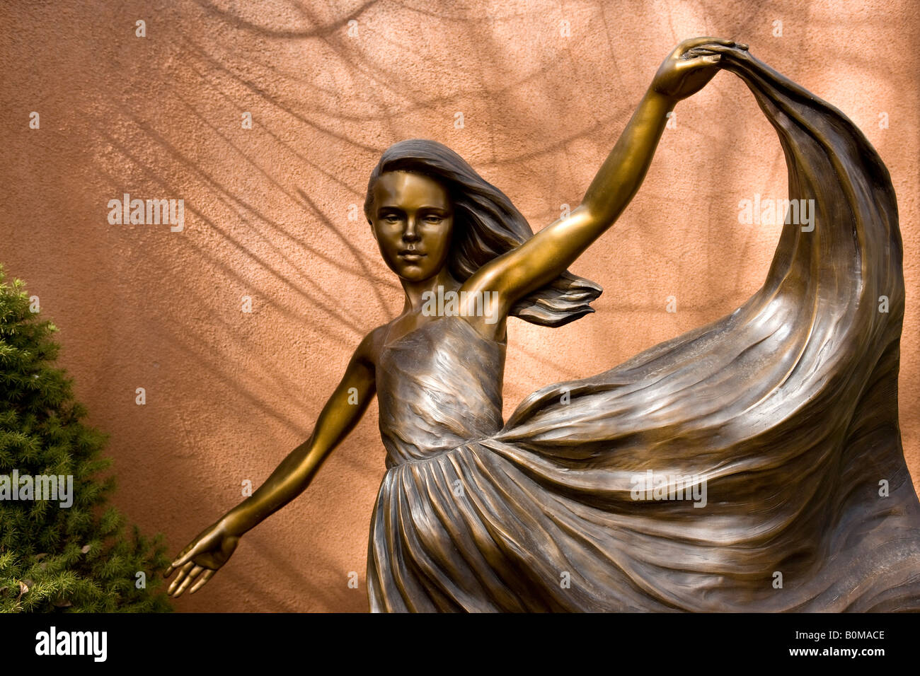 statue of a girl , sculpture Stock Photo - Alamy