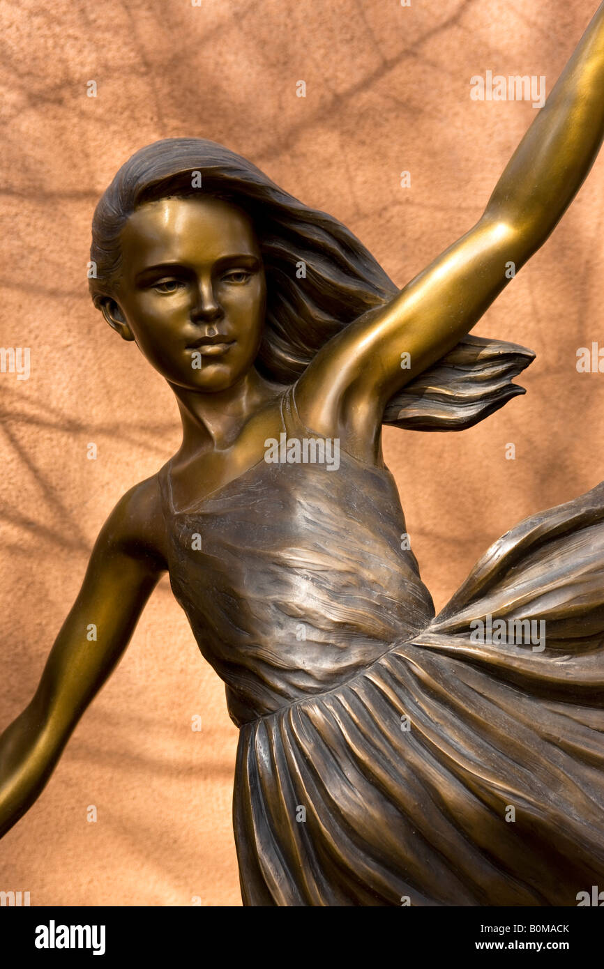 statue of a girl , sculpture Stock Photo - Alamy