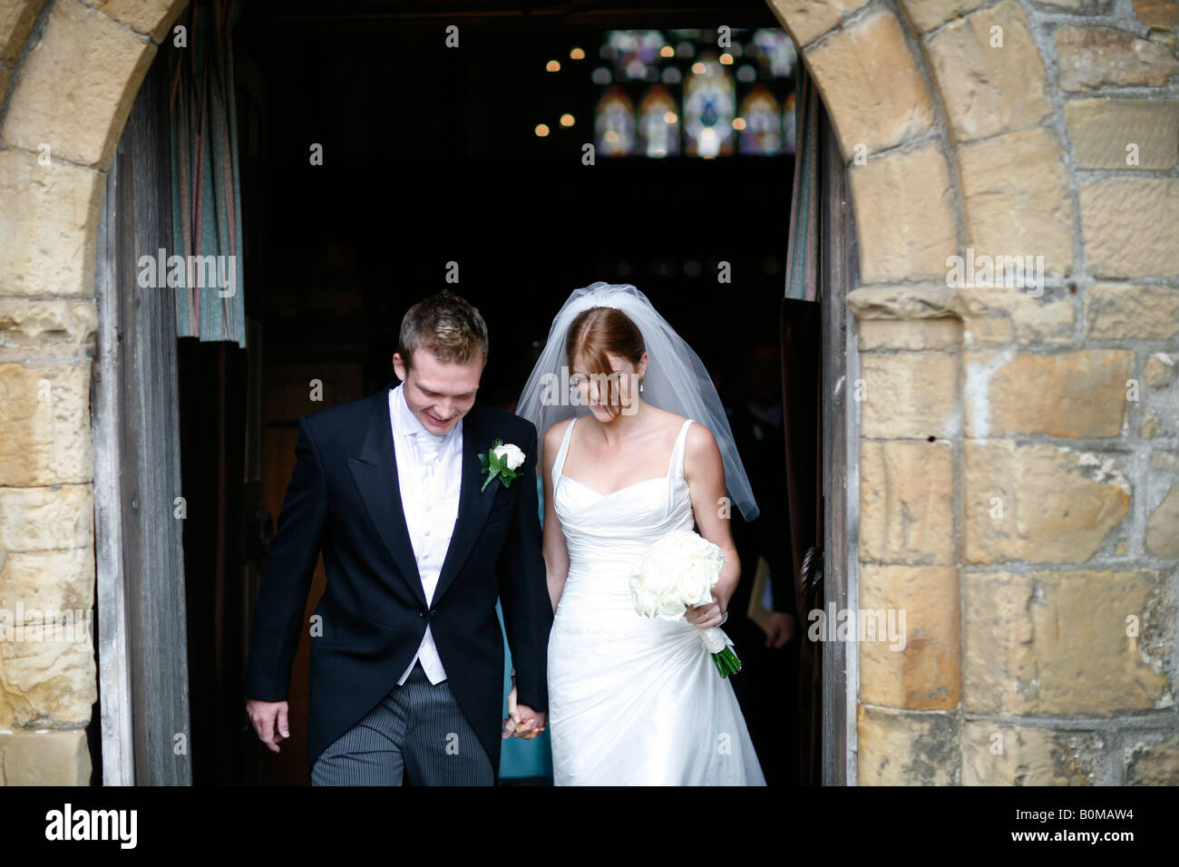 Bride and Groom Stock Photo - Alamy