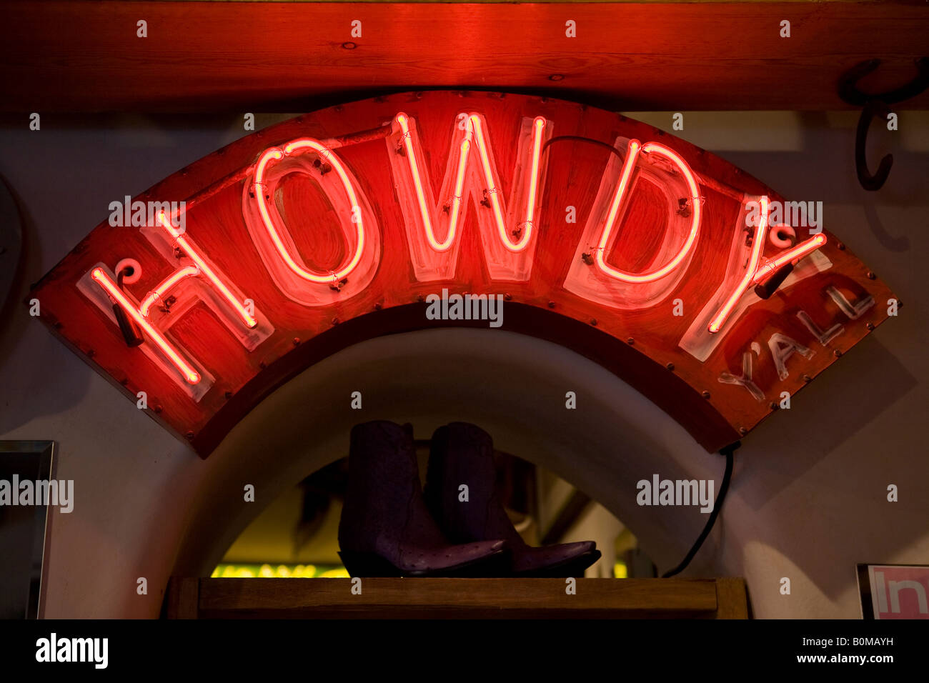 Cowboy Boots, Howdy Stock Photo - Alamy