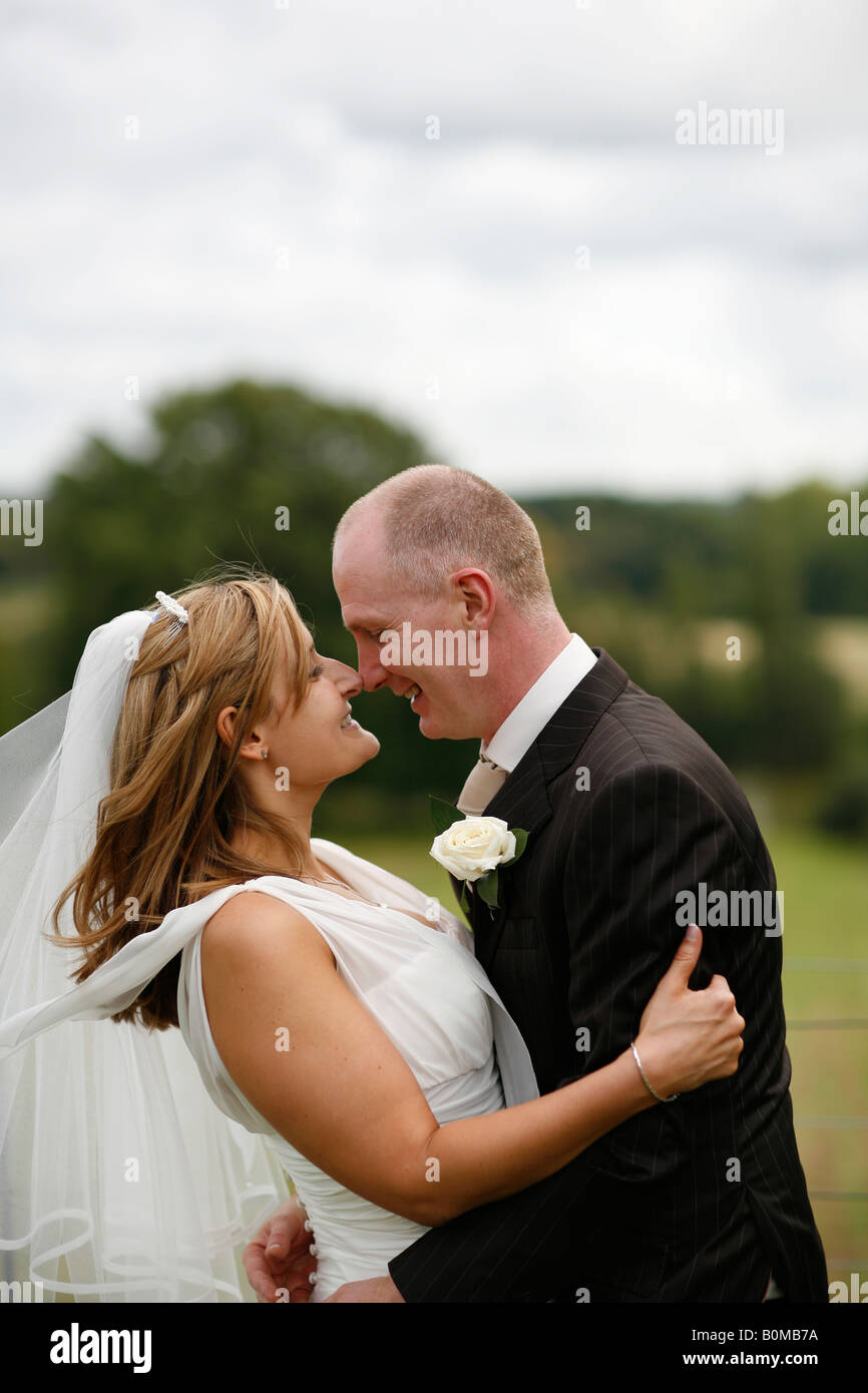 Bride and Groom Stock Photo - Alamy