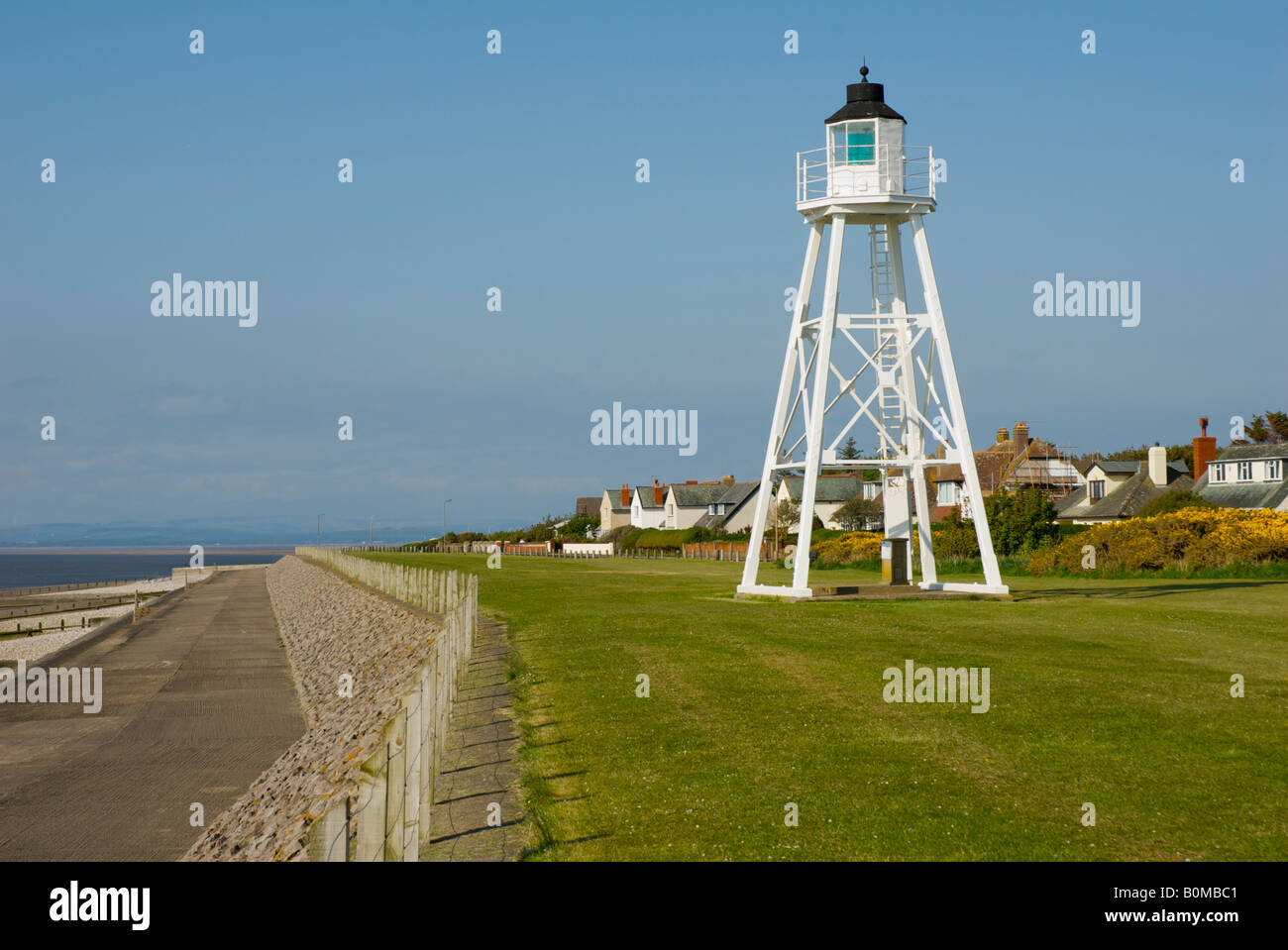 East Cote lighthouse, Silloth, Cumbria, England UK Stock Photo - Alamy