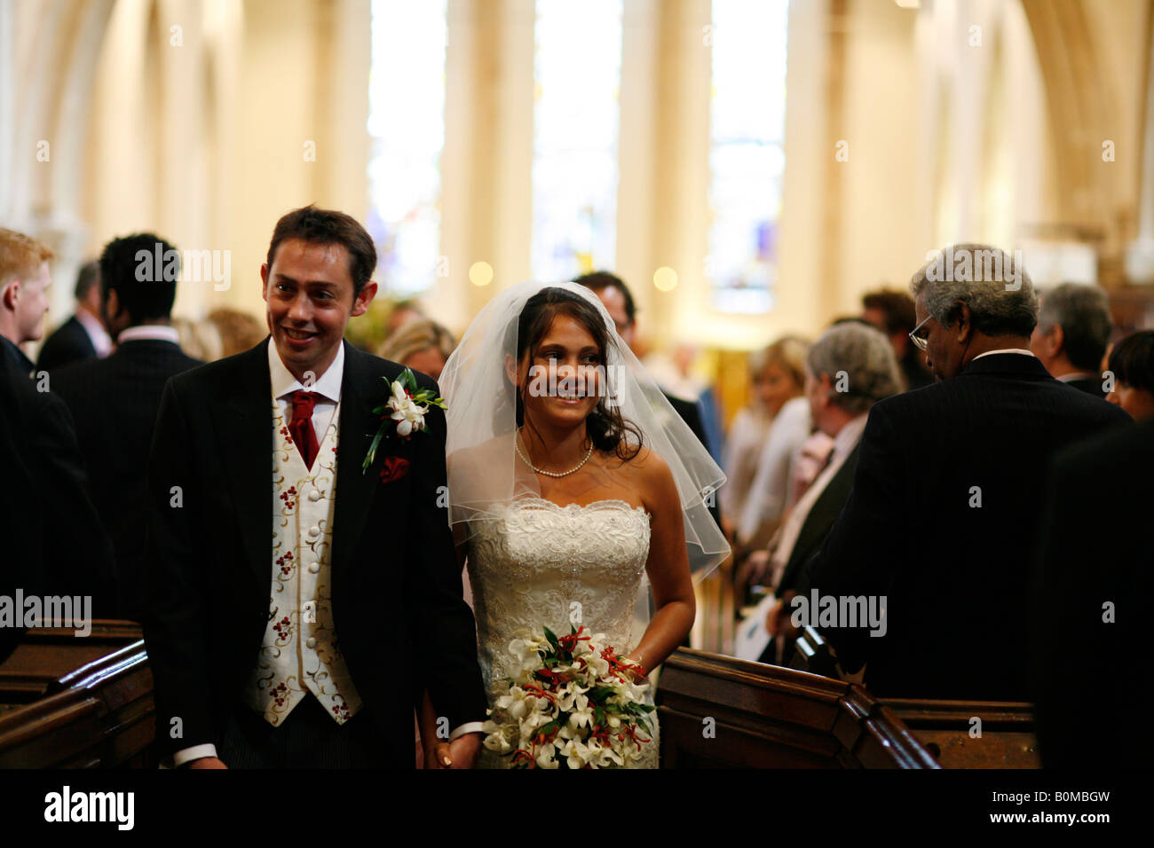 Bride and Groom Stock Photo - Alamy