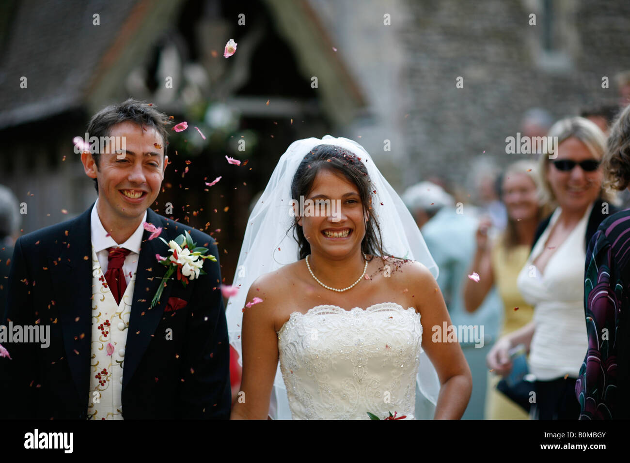 Bride and Groom Stock Photo - Alamy
