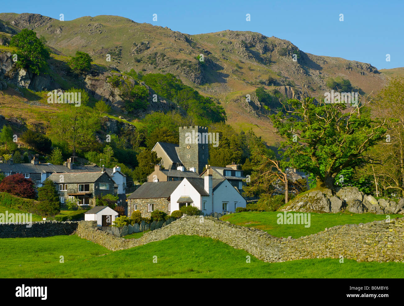 Chapel Stile, Langdale valley, Lake District National Park, Cumbria ...