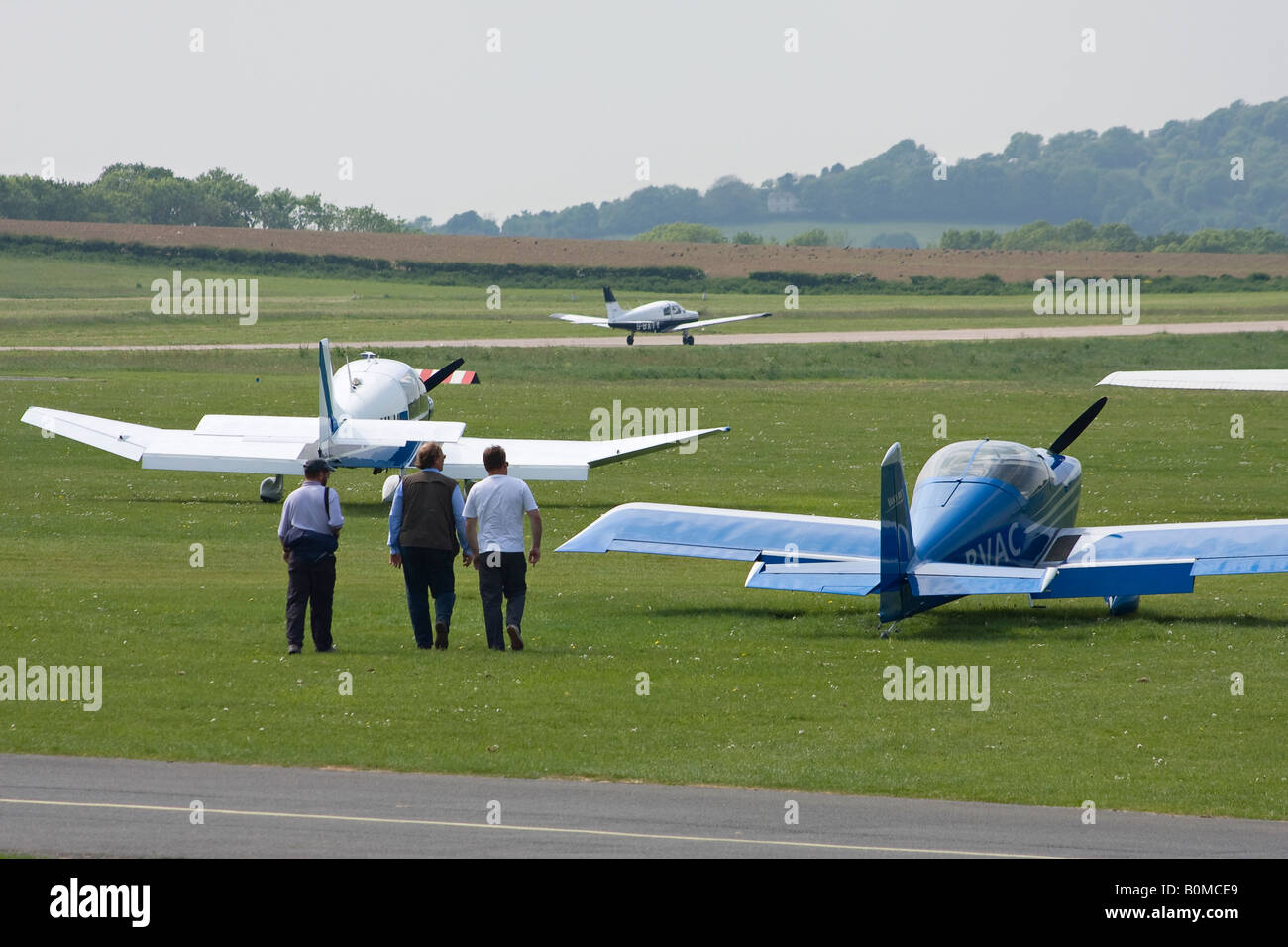 Bembridge Airport, Isle of Wight, England, UK Stock Photo - Alamy