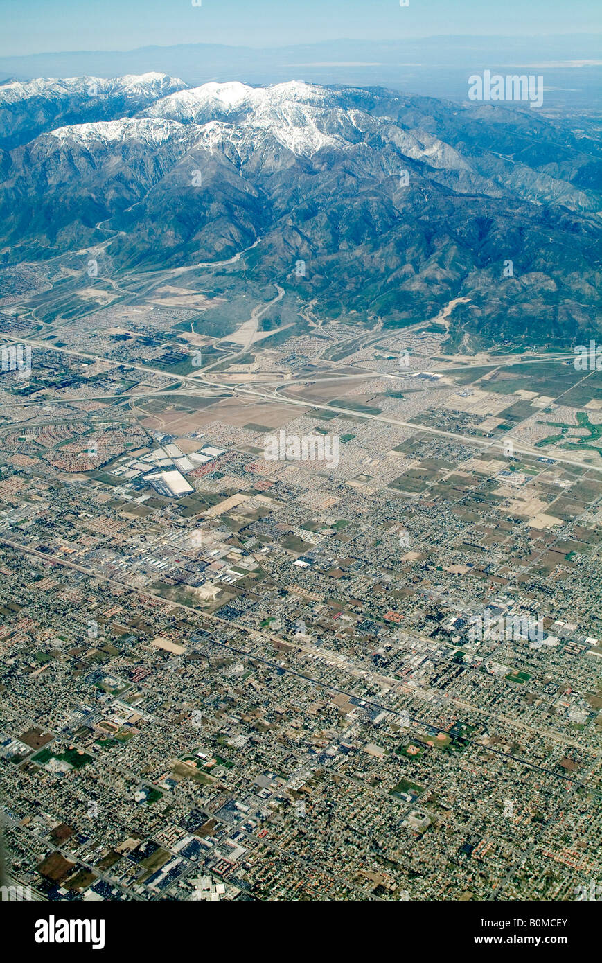 Aerial of Los Angeles (L.A.), California, USA Stock Photo - Alamy