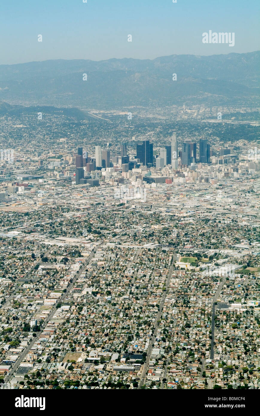 Aerial of Los Angeles (L.A.), California, USA Stock Photo - Alamy