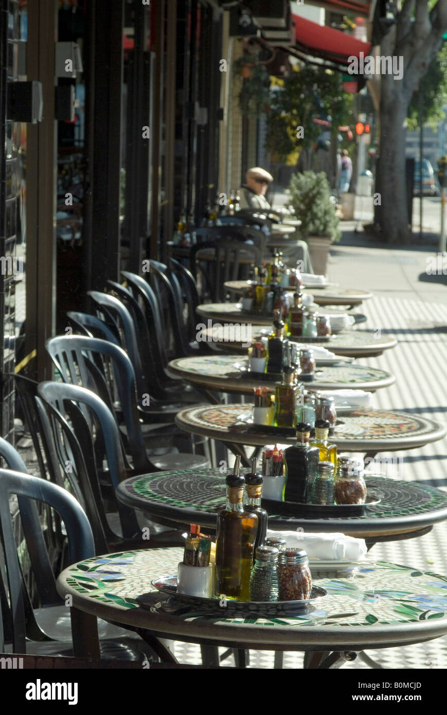 Cafe on North Beach (Little Italy), San Francisco, California, USA ...