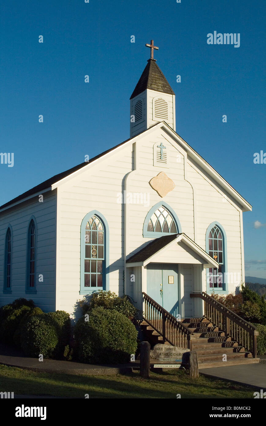 Holy Trinity Church, Trinidad, California, USA Stock Photo - Alamy