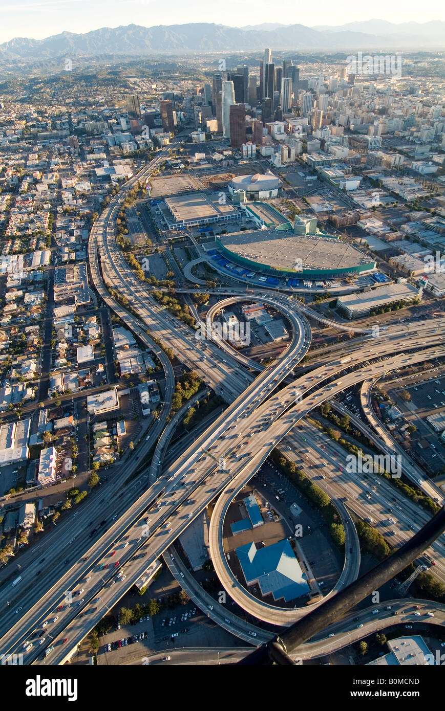 View los angeles freeway interchange hi-res stock photography and ...