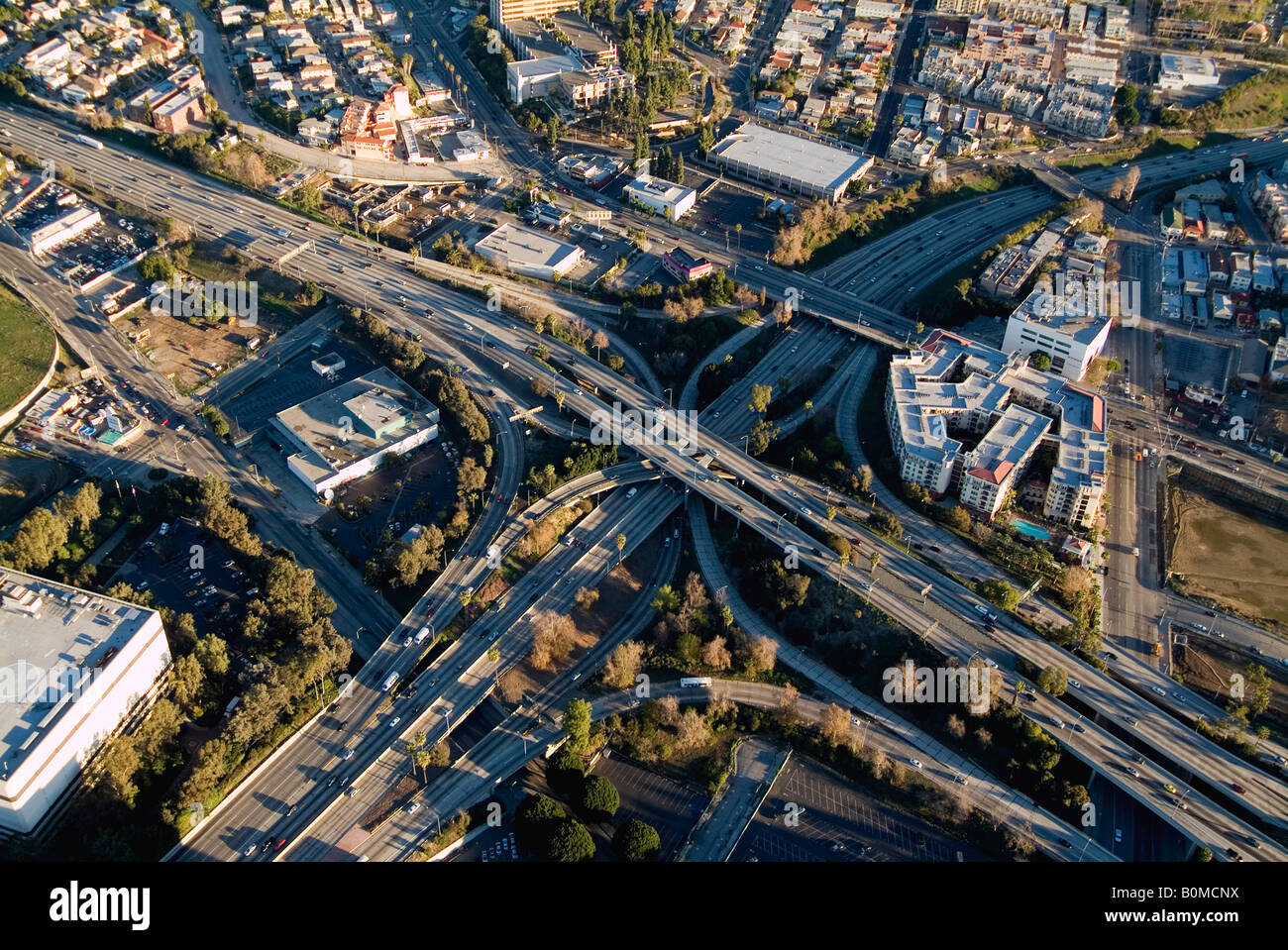 Los angeles freeway interchange hi-res stock photography and images - Alamy