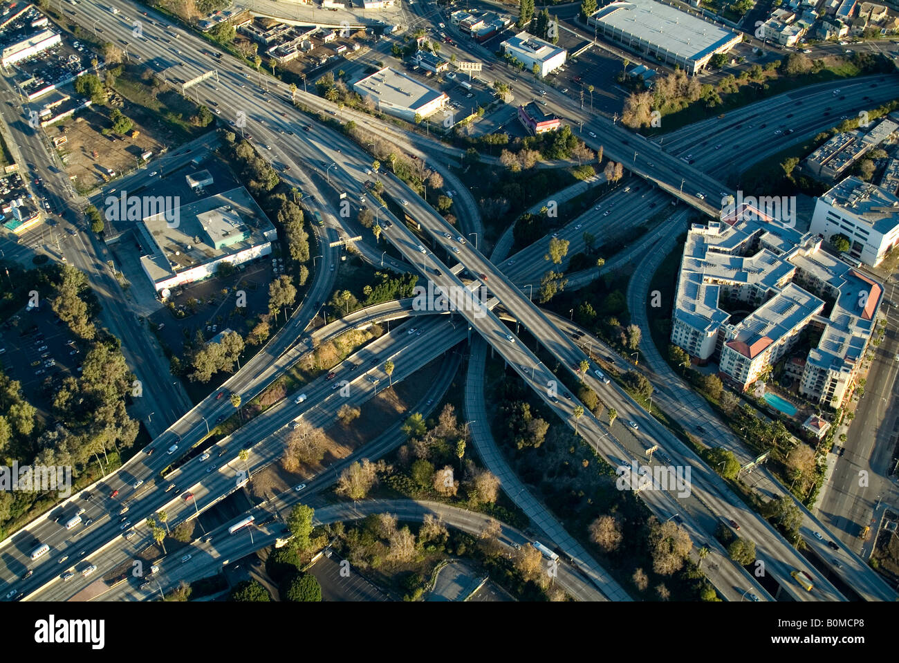 Los angeles freeway interchange hi-res stock photography and images - Alamy
