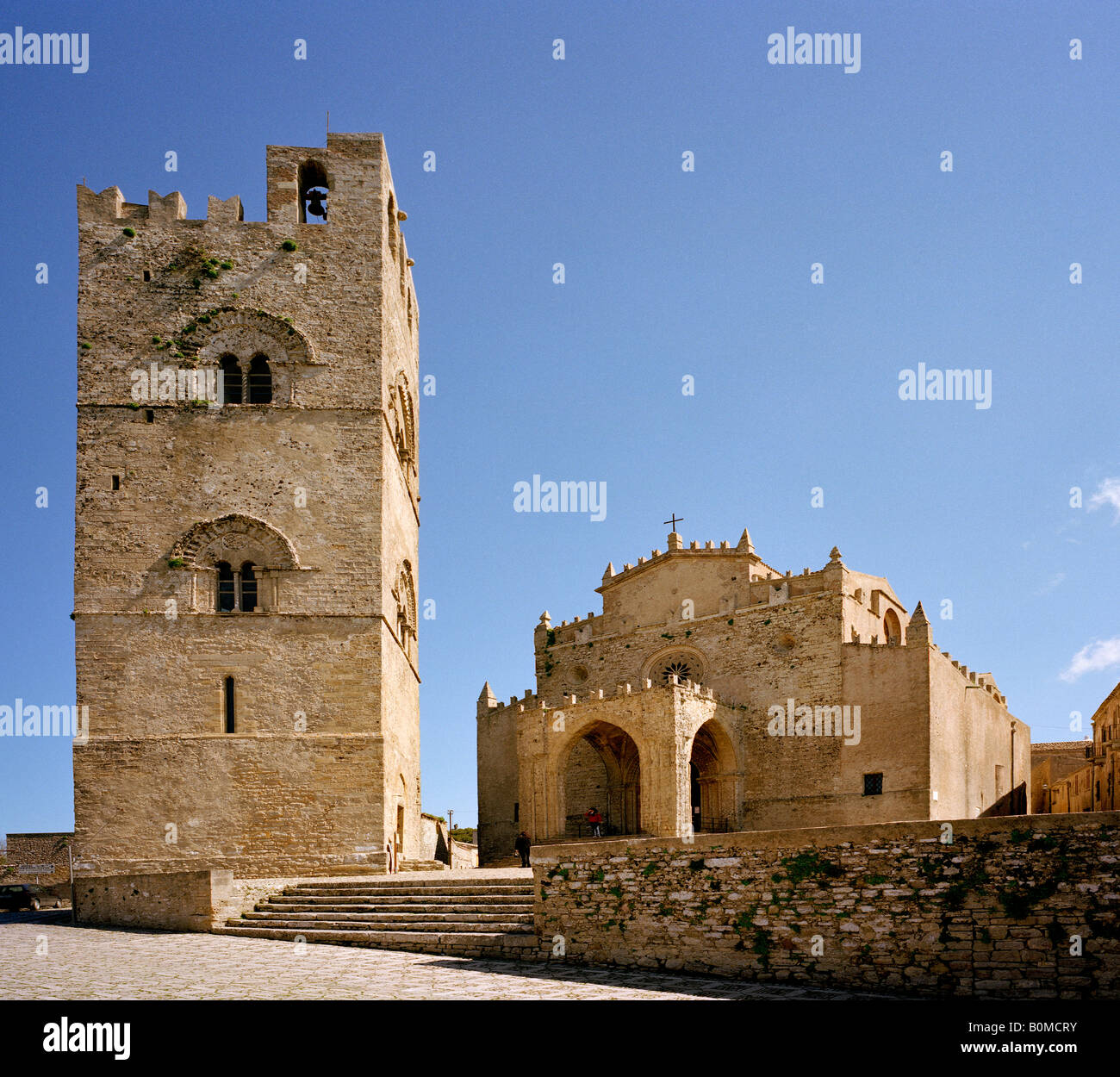 Sicily erice church medieval hi-res stock photography and images - Alamy
