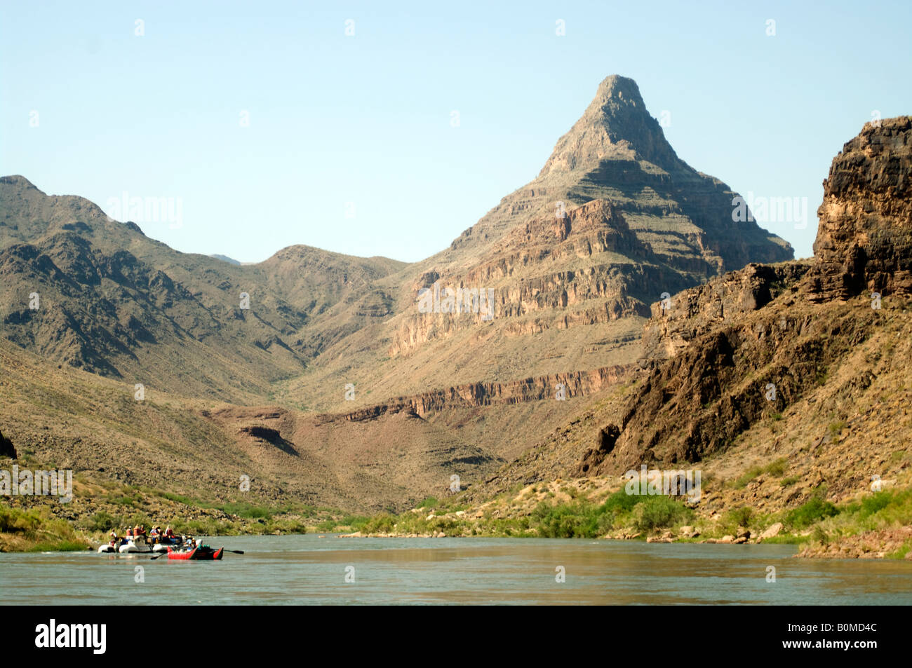 View of Diamond Peak on the Hualapai Indian Reservation along the ...
