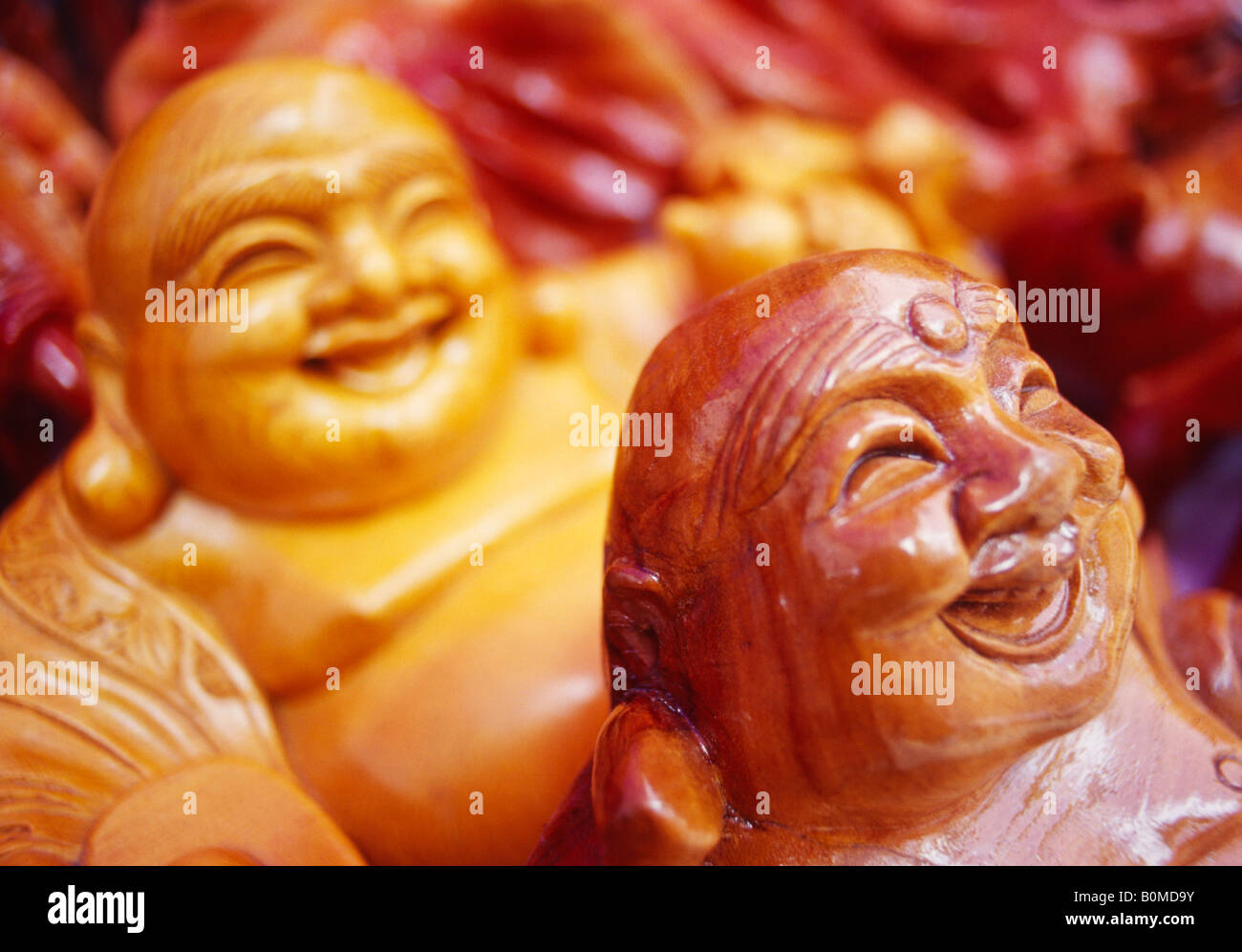 wax Buddha statues, China Stock Photo - Alamy