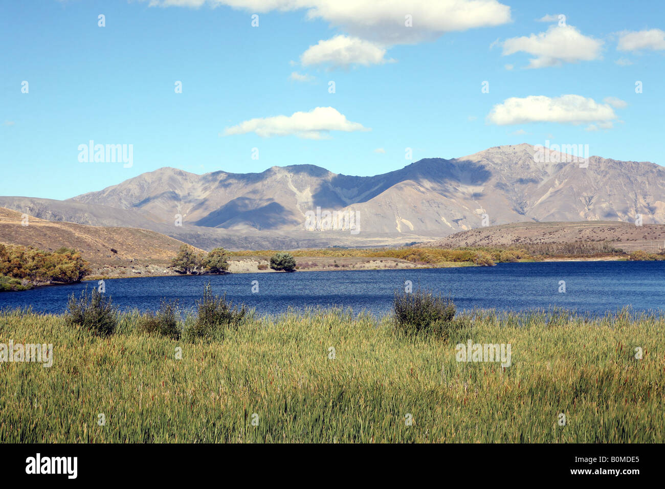 Lake MacGregor South island New Zealand Stock Photo - Alamy