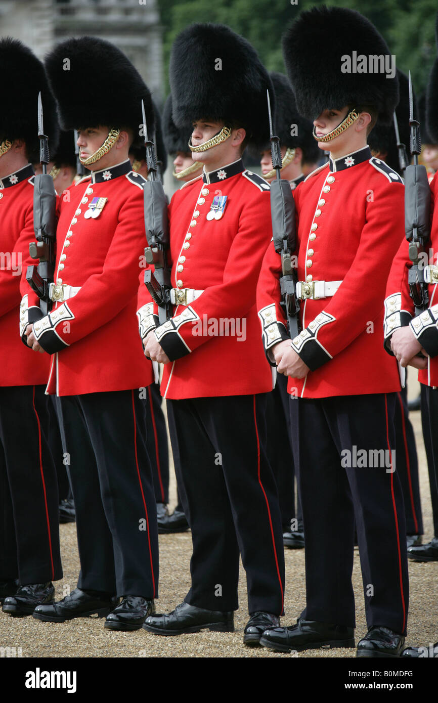 City of Westminster, England. The Guards Regiment on ceremonial duties ...