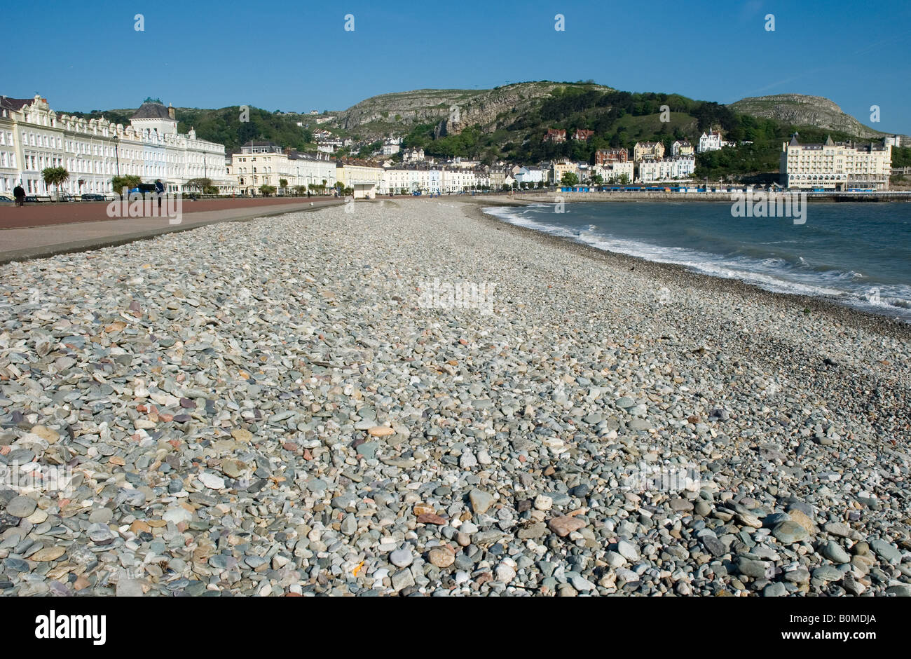 Llandudno Beach and Promenade Stock Photo - Alamy