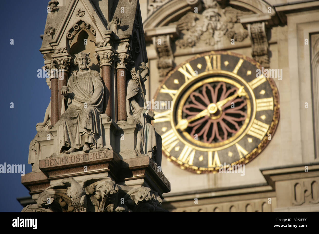 City of Westminster, England. Close-up view of the Westminster School ...