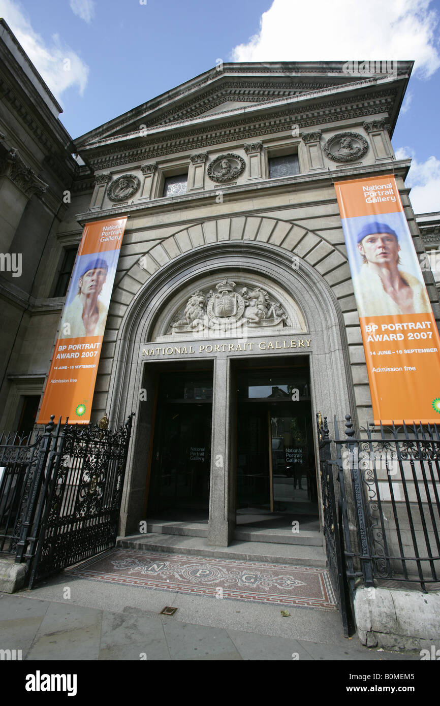Entrance national portrait gallery london hi-res stock photography and ...