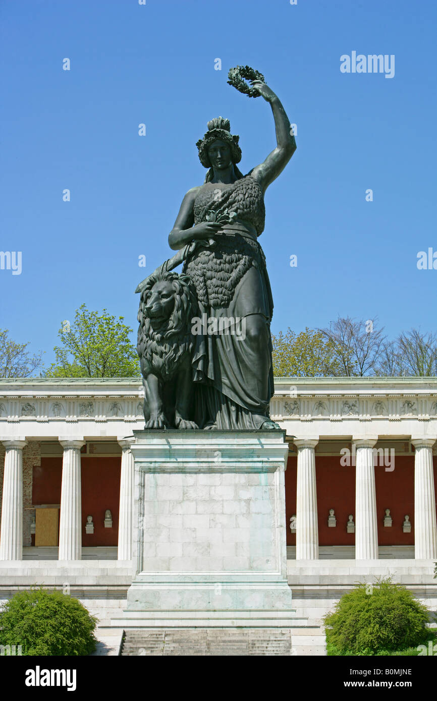 Bavaria statue in munich germany hi-res stock photography and images ...