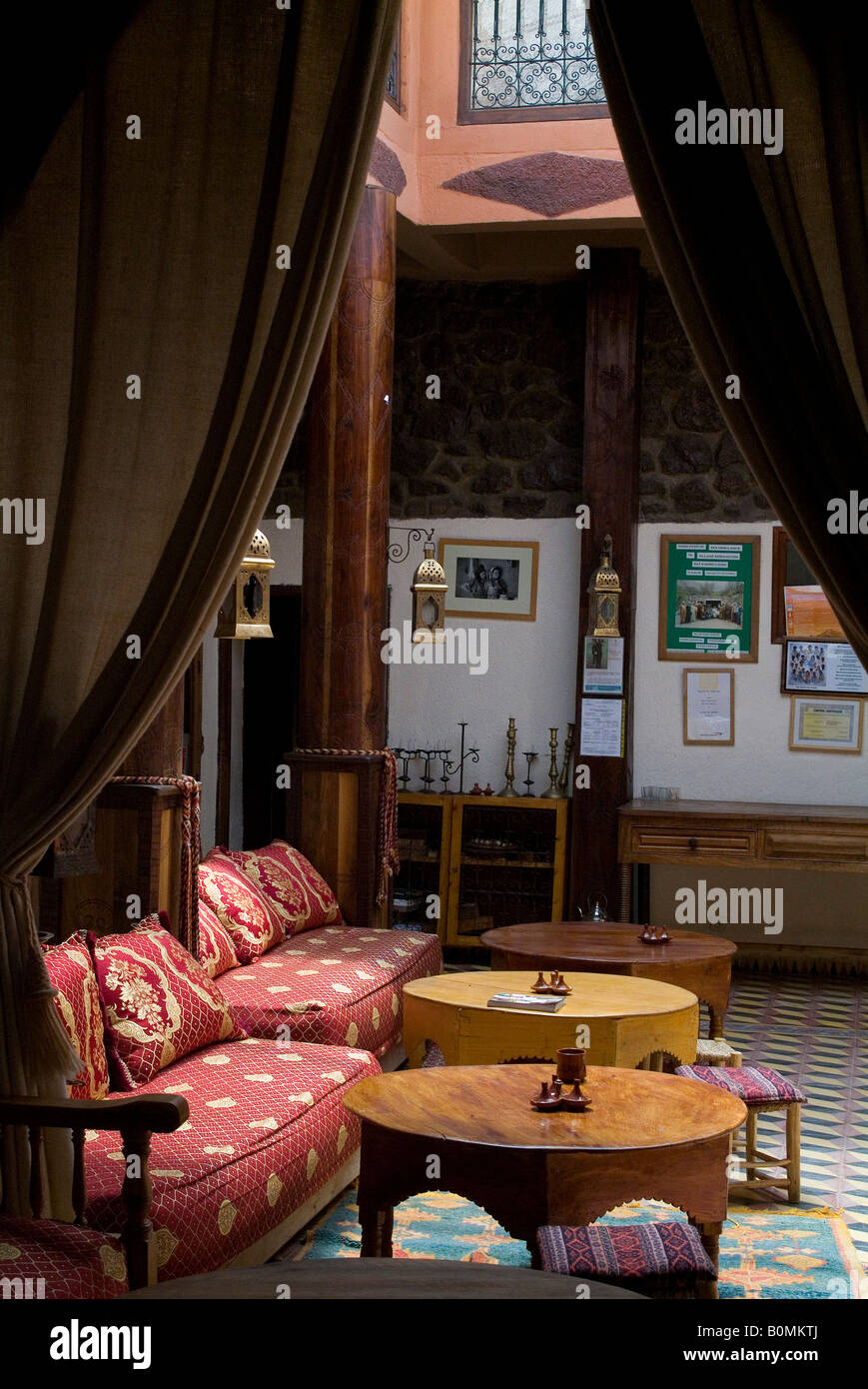 Kasbah interiors hi-res stock photography and images - Alamy