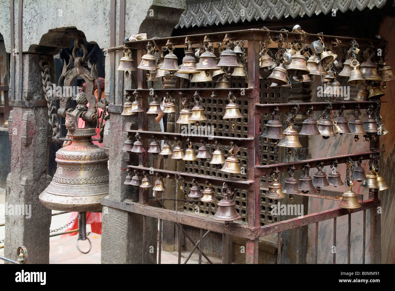 Temple Bells in Durbar Square, Kathmandu, Nepal Stock Photo - Alamy
